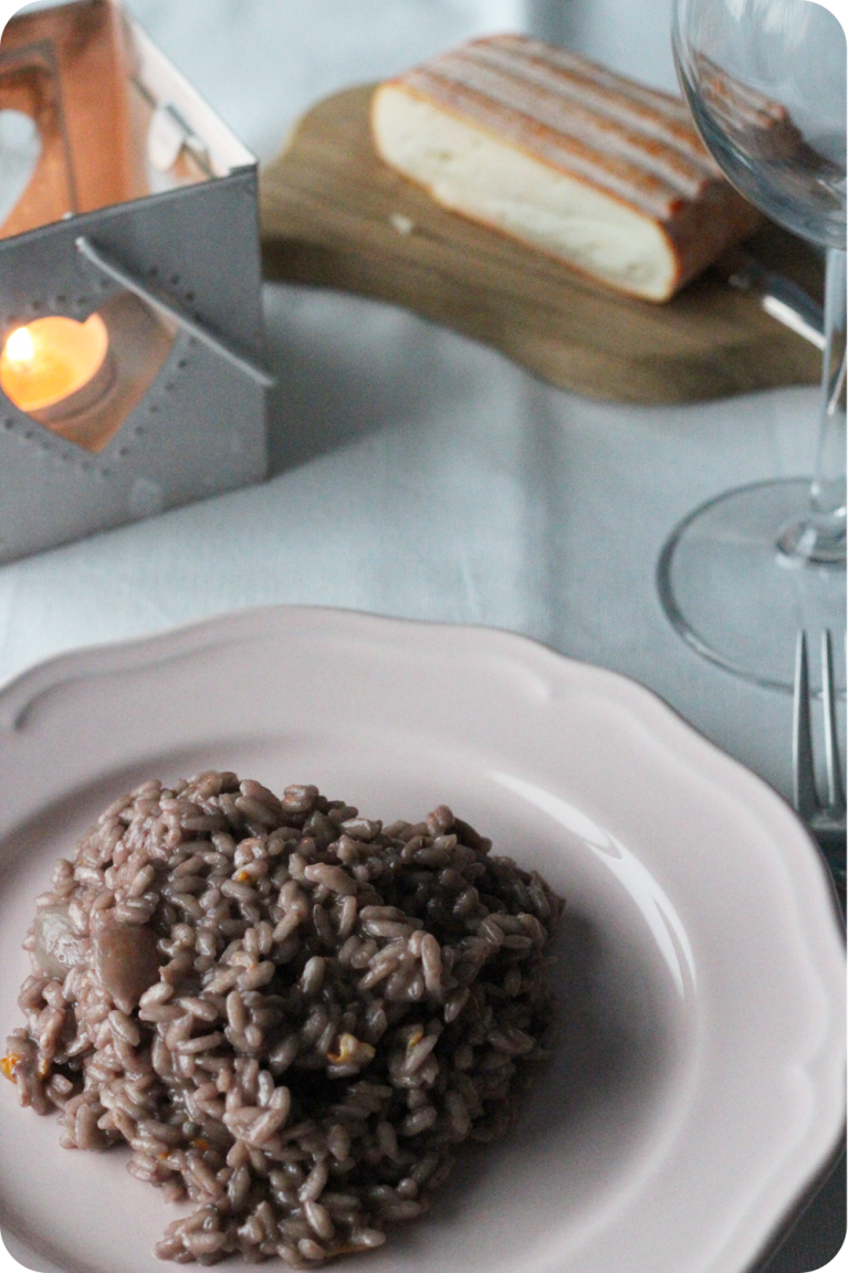 Risotto al barolo e tuma d'Alta Langa | Barolo and cheese risotto ...